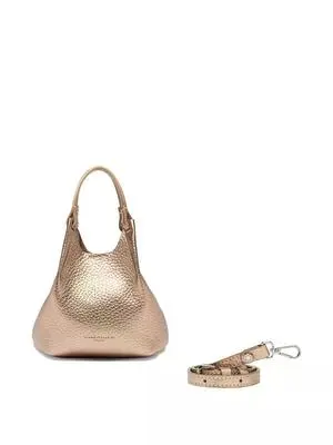 GIANNI CHIARINI Grained-leather Shoulder Bag - Neutrals