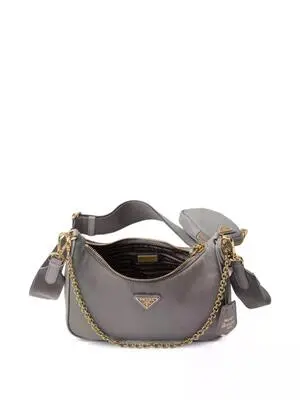 Prada 2005 Re-edition Re-nylon Shoulder Bag - Grey
