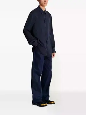 Balmain Monogram Jacquard Shirt - Blue