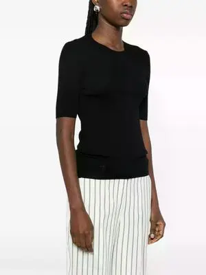 P.a.r.o.s.h Ribbed T-shirt - Black