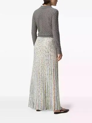 Missoni Sequin Embellished Pleated Maxi Skirt