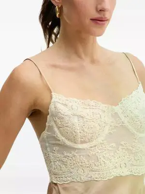 Bardot Lace-panel Top