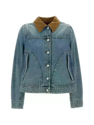 Alexander Mcqueen Denim Jackets For Women