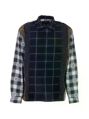 Amiri Patchwork Shirt - Blue