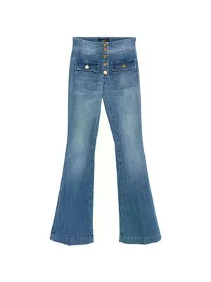 Seafarer Anais Button Patch Pocket Denim