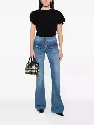 Seafarer Anais Button Patch Pocket Denim