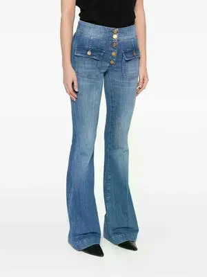 Seafarer Anais Button Patch Pocket Denim