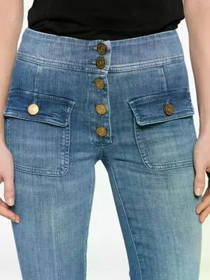 Seafarer Anais Button Patch Pocket Denim
