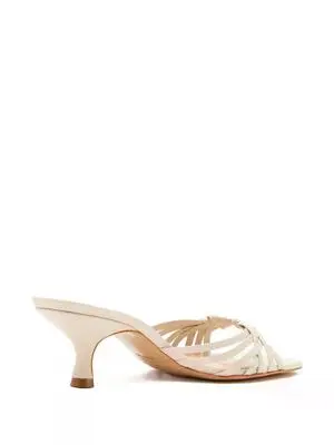 Schutz Tara Braided-strap Sandals - Neutrals
