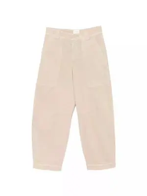 Closed Patch-pocket Tapered Trousers - Neutrals