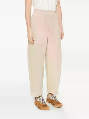 Closed Patch-pocket Tapered Trousers - Neutrals