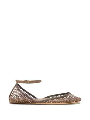 Christopher Esber Ankle-strap Embellished Ballet Flats