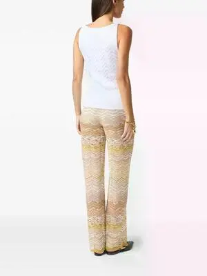 Missoni Chevron-knit Sequin-embellished Trousers