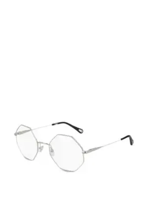Chloé Geometric-frame Eyeglasses - Silver