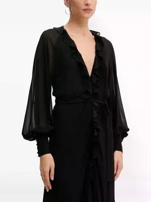 Bardot Kassia Ruffled Midi Dress