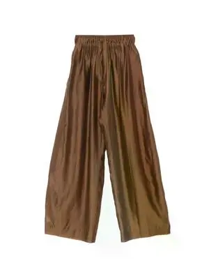 THELATEST Wide Leg Trousers - Brown