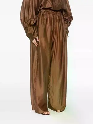 THELATEST Wide Leg Trousers - Brown