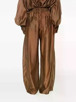 THELATEST Wide Leg Trousers - Brown