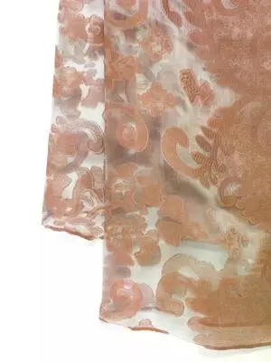 TWINSET Floral-pattern Scarf - Brown