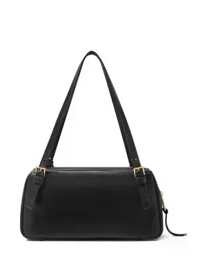 Versace Logo-plaque Shoulder Bag - Black
