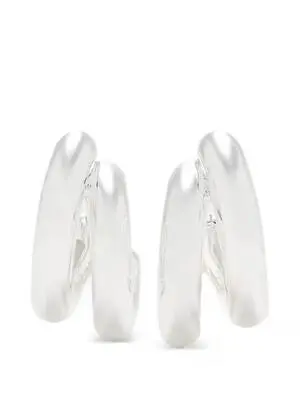 Jenny Bird Florence Twisted Hoop Earrings - Silver
