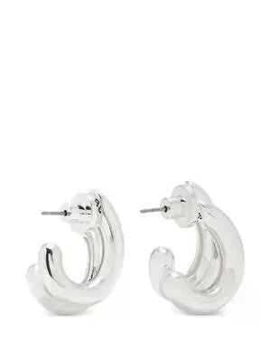 Jenny Bird Florence Twisted Hoop Earrings - Silver