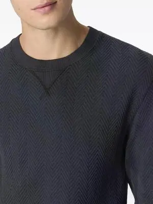 Missoni Crew Neck Chevron Pattern Sweatshirt