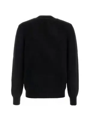 Fendi Ff-motif Wool Sweater - Black