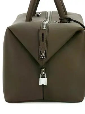 Max Mara Medium Folded-sides Leather Tote Bag - Green