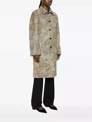 RÓHE Animal-print Mid-length Coat