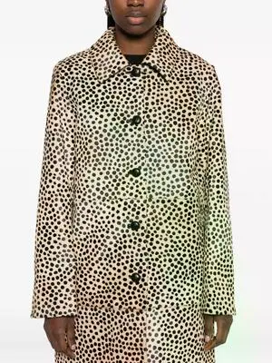 RÓHE Animal-print Mid-length Coat