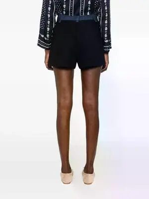 Maje Paneled Tweed Shorts