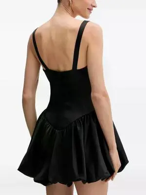 Bardot V-neck Mini Dress
