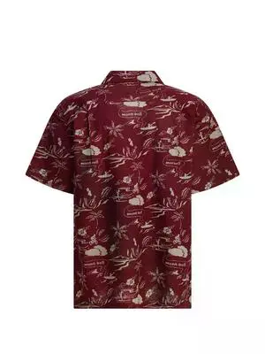 MONTBELL Printed Short-sleeve Shirt - Red