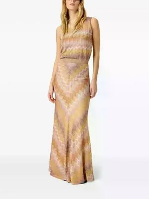 Missoni Chevron-pattern Maxi Skirt