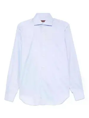 BARBA NAPOLI Long-sleeved Cotton Shirt