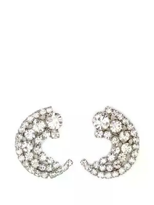 JENNIFER BEHR Crystal-embellished Earrings - Silver