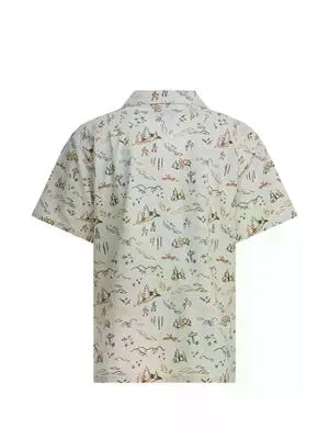 MONTBELL Buttoned Print Shirt