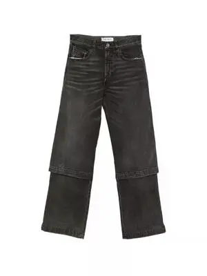 Attico Layered-effect Jeans
