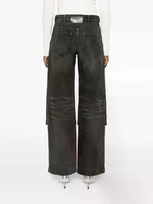 Attico Layered-effect Jeans