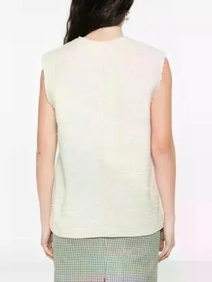 N°21 Buttoned Sleeveless Blouse