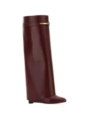Givenchy Leather Boots - Red