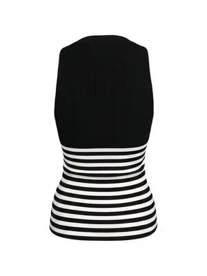 Max Mara Striped Knit Top