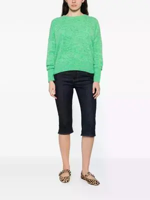LISA YANG Mila Crew-neck Sweater - Green