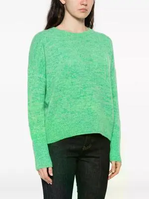 LISA YANG Mila Crew-neck Sweater - Green