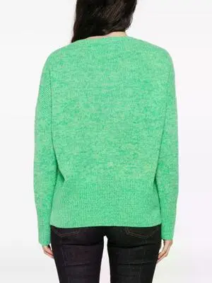 LISA YANG Mila Crew-neck Sweater - Green