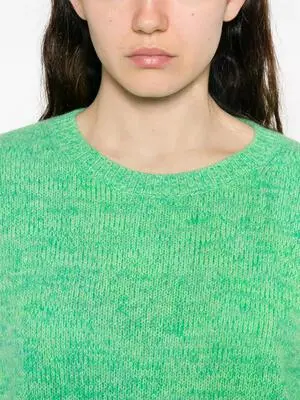 LISA YANG Mila Crew-neck Sweater - Green