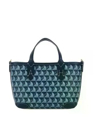 ANYA HINDMARCH Geometric-motif Tote Bag - Blue