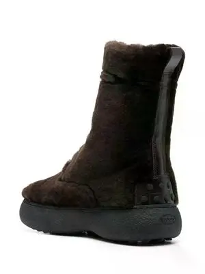 TOD'S Lace-up Ankle Boots - Brown