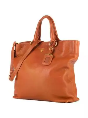 Prada Large Leather Tote Bag